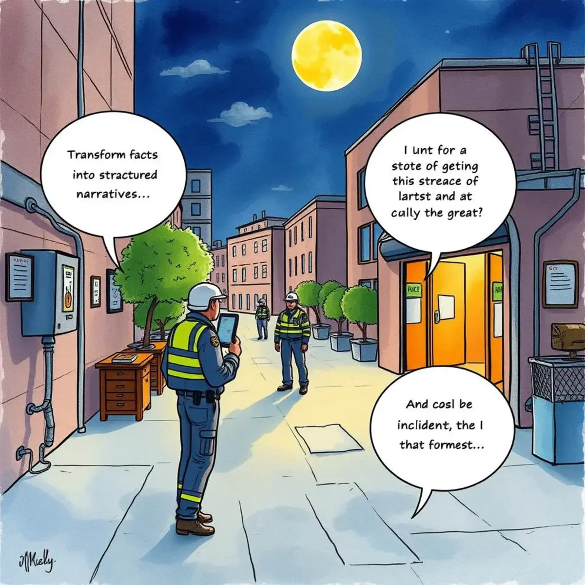 Incident narrative creator: Transform facts into structured incident ...