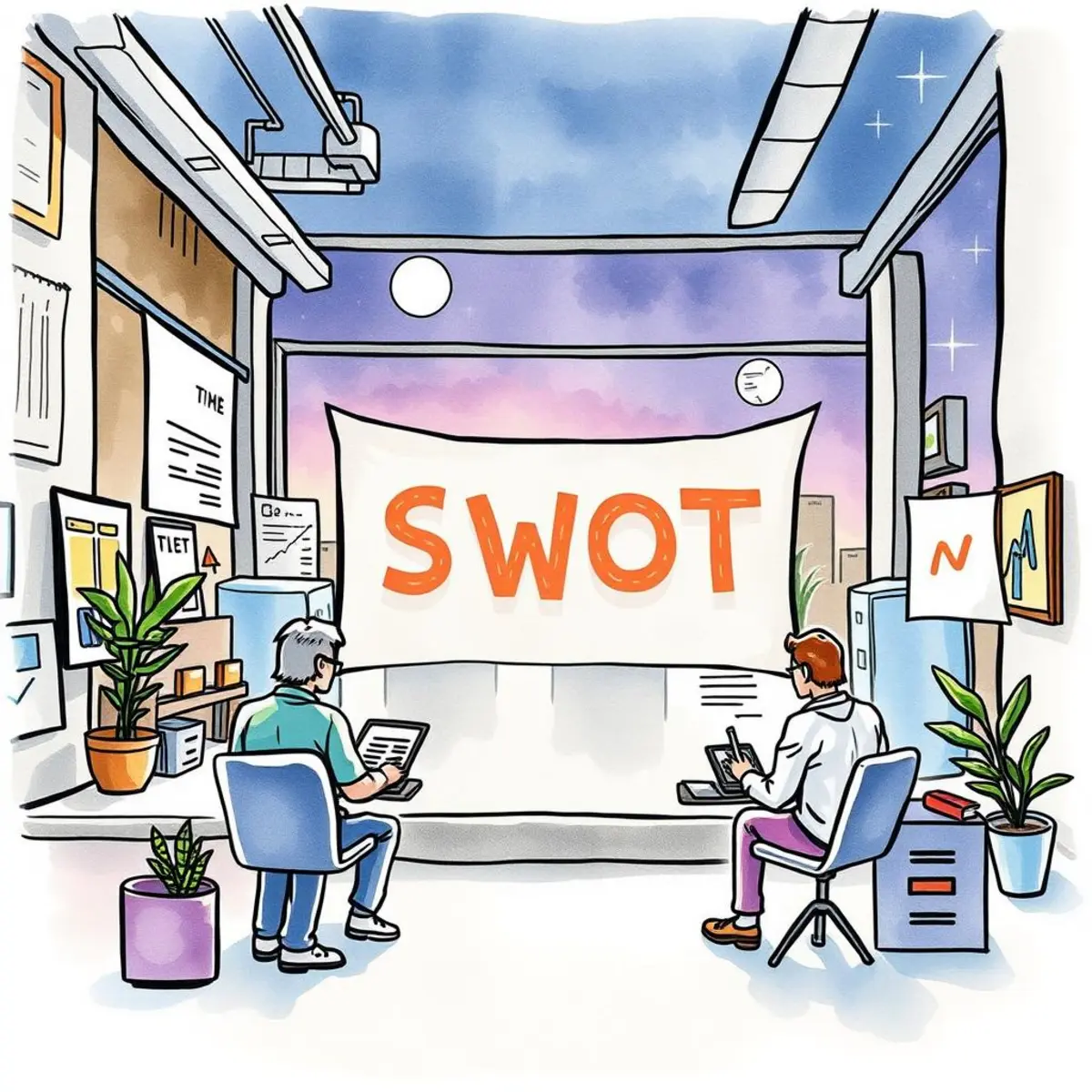 Swot insight builder: Generate insights based on SWOT frameworks