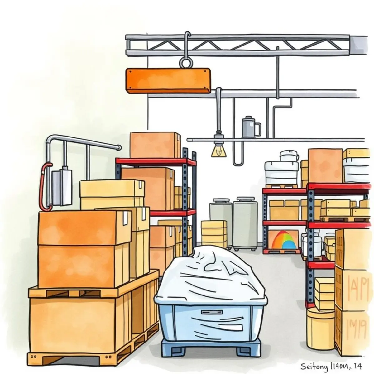 Threshold inventory calculator: Determine reorder point for materials
