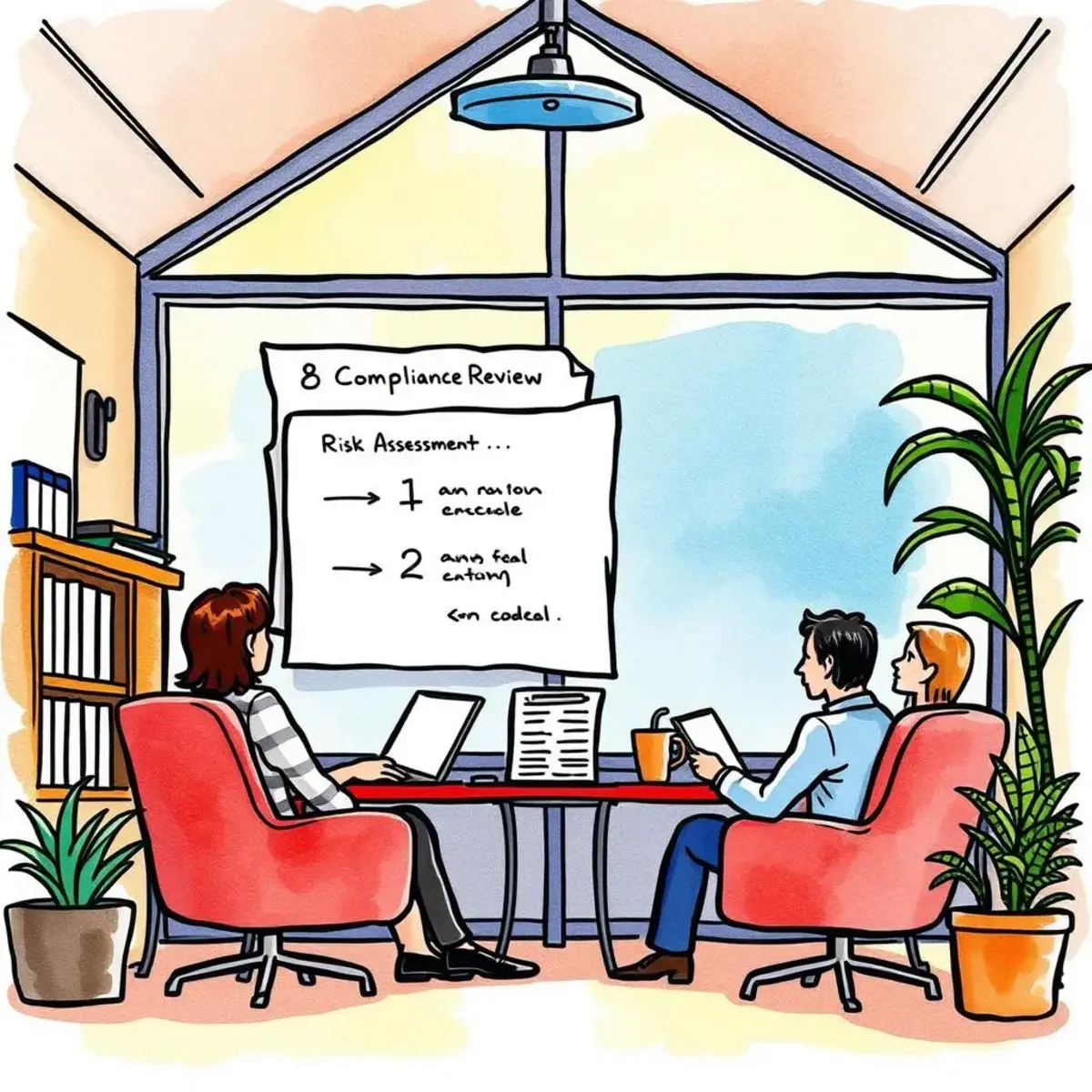 Risk follow-up action planner for efficient compliance