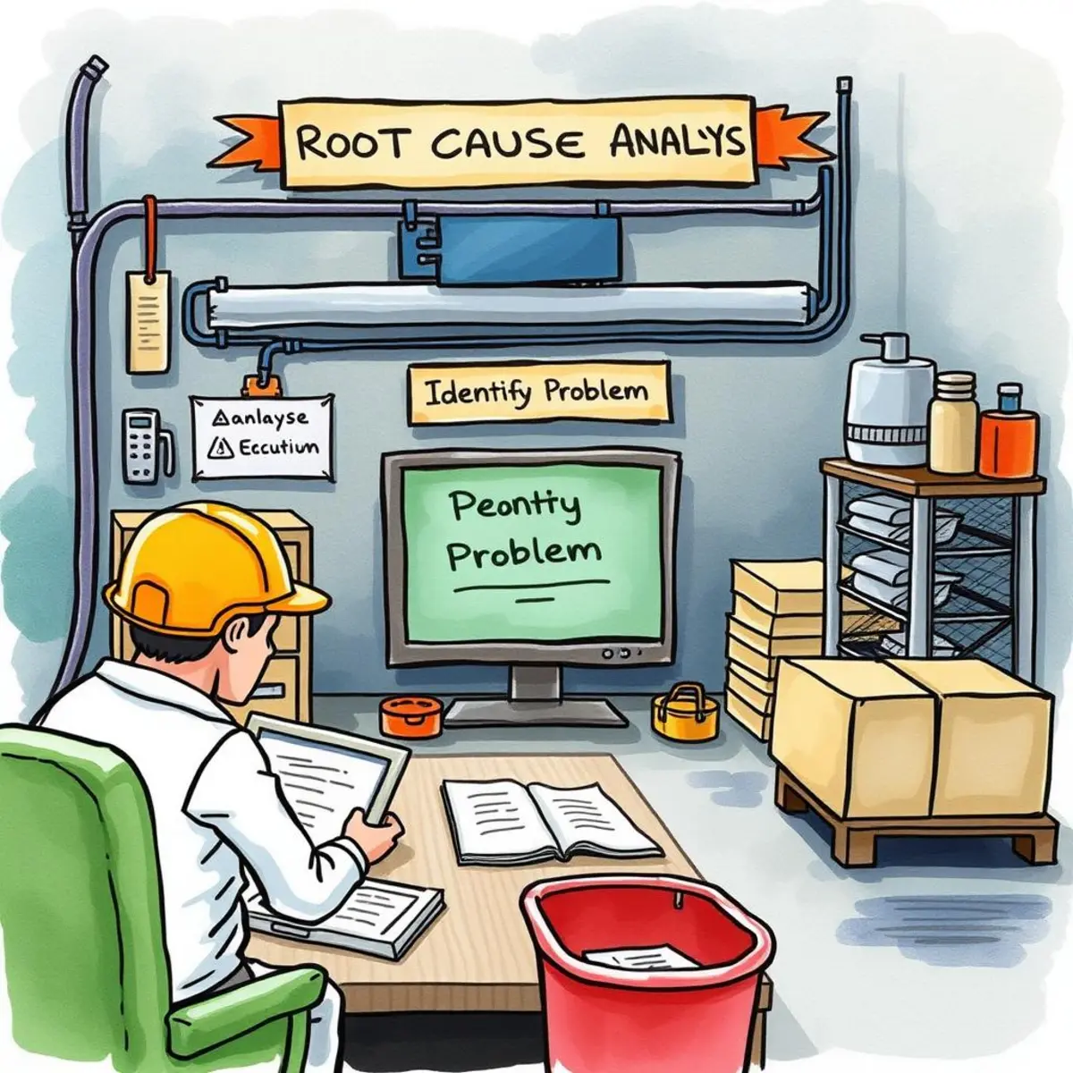 Fault diagnostic tool: Evaluate descriptions to pinpoint faults