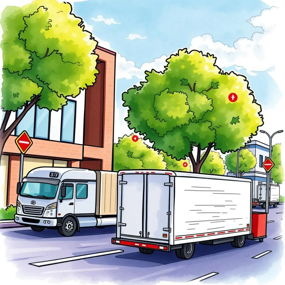 Service area mapper: Map service areas for delivery routes