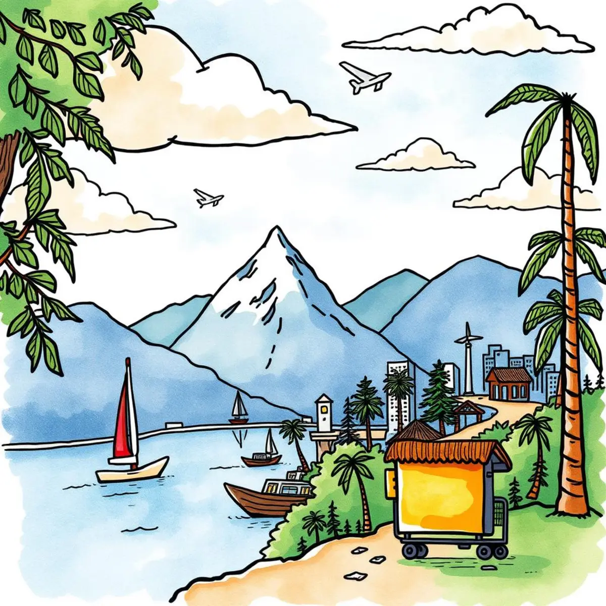 Travel data chart builder: Create visual representations of travel data