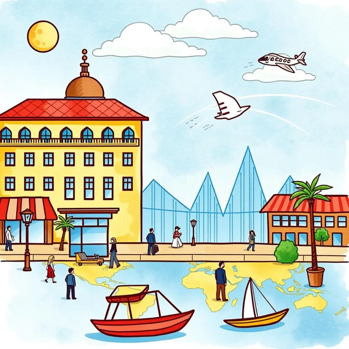 Travel trend visualizer: Illustrate trends in travel statistics and ...