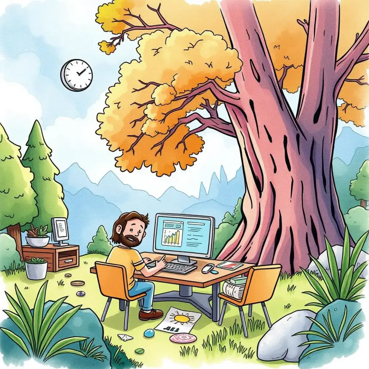 Text-based training material creator for easy training
