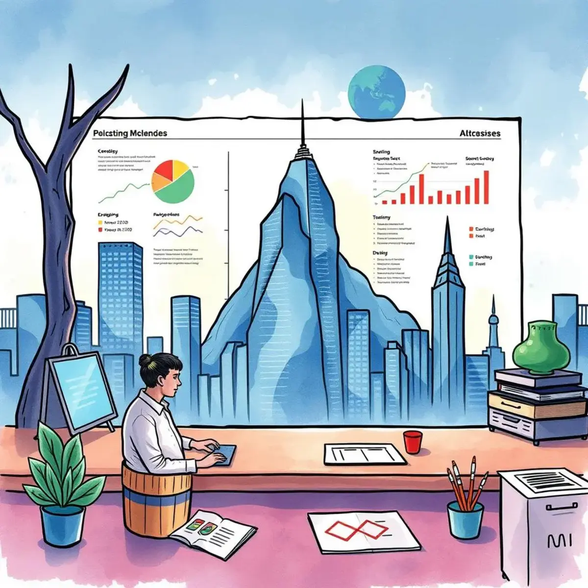 Visual data publisher for easy report generation